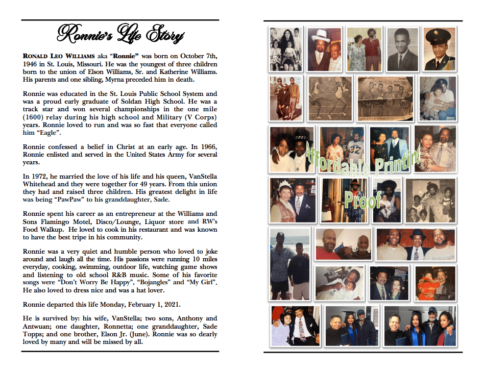 Ronald Williams - St Louis Cremation